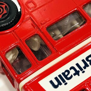 Vintage Diecast Red Double Decker British Bus, "london Transport", Made ...