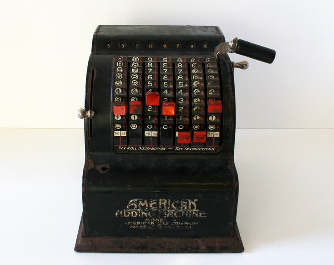 Antique - American Adding Machine - Model Five - Etsy