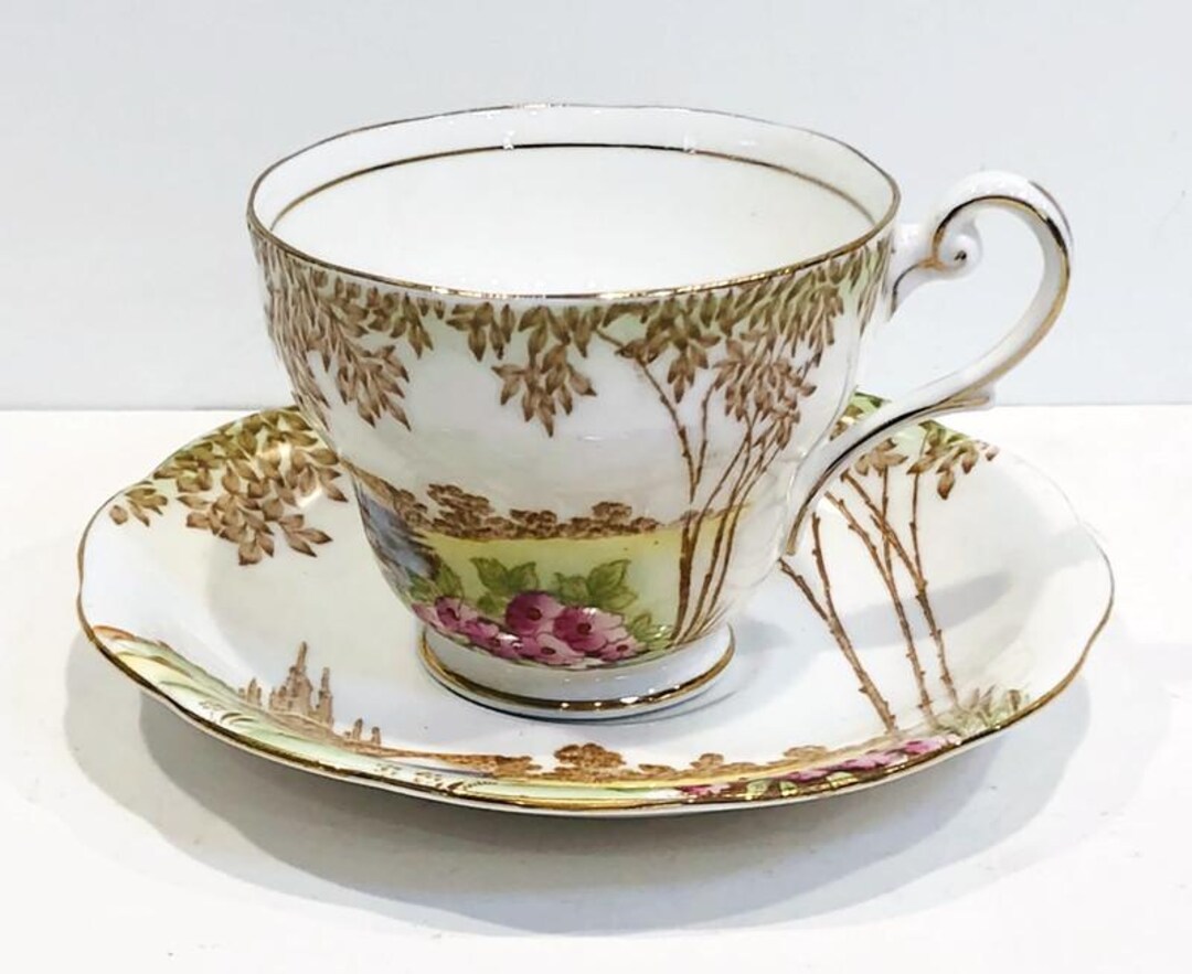 Vintage "meadowland" Teacup and Saucer by Royal Standard, Lovely ...