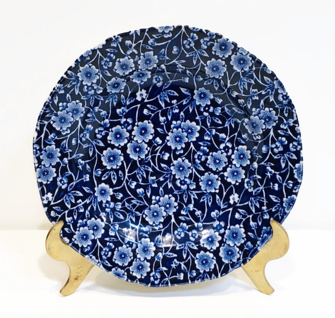 Vintage 7 Inch Dessert / Salad Plate - "calico Burleigh" by ...