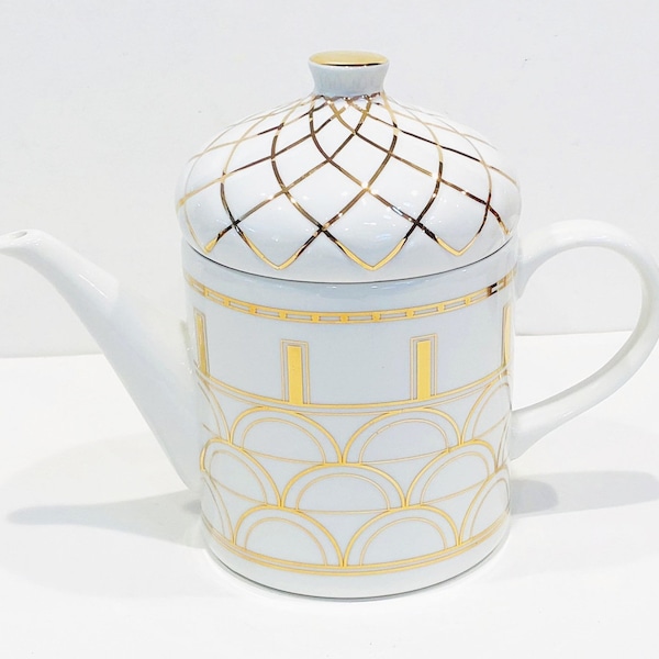 Gold Teapot - Etsy