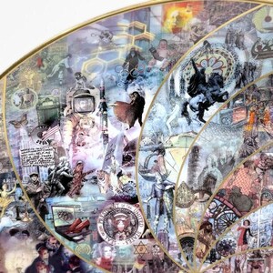 Vintage Fitz and Floyd "the Millennium Time Tapestry Presentation Plate ...