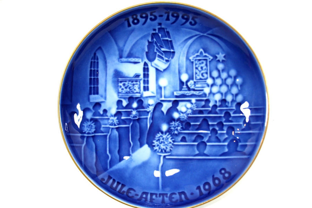 Vintage B&G Plate - Centennial Collection, "christmas in the Church ...