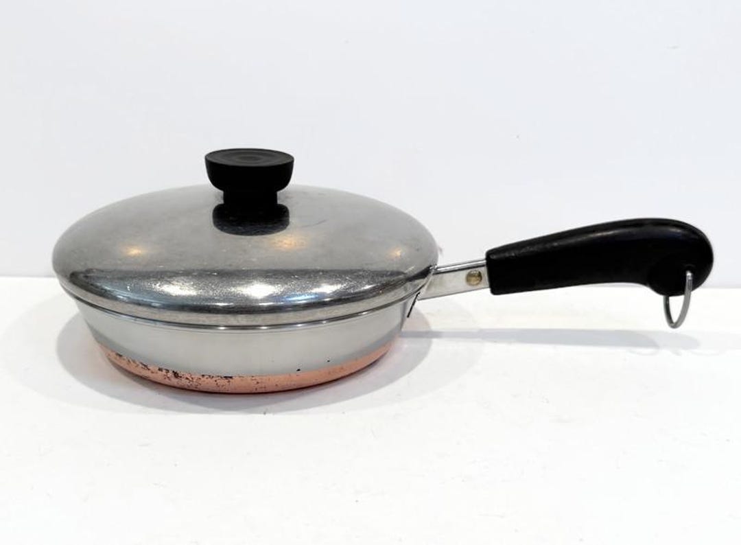 Vintage 7 Inch Sauté Pan Revere Ware Copper Bottomed, 7 Inch Sauté Pan ...