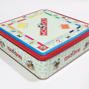 Vintage Monopoly Tin, Board Game Lid, Circa 1997 - Etsy