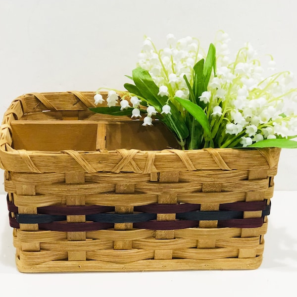 Wood Slat Basket - Etsy