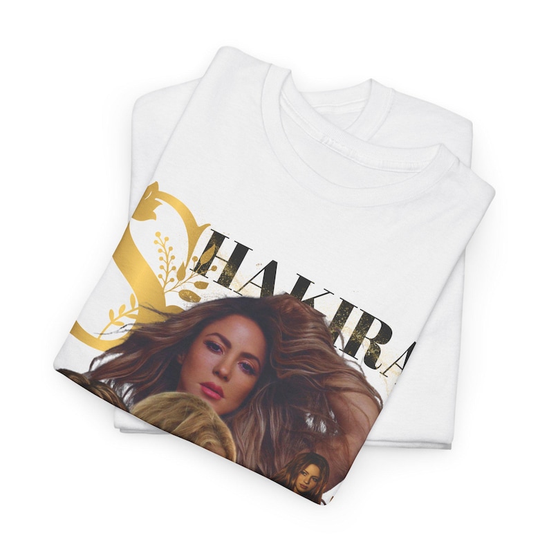 Shakira T-shirt for Fans | Unique Shakira Merchandise | Stylish Shakira ...