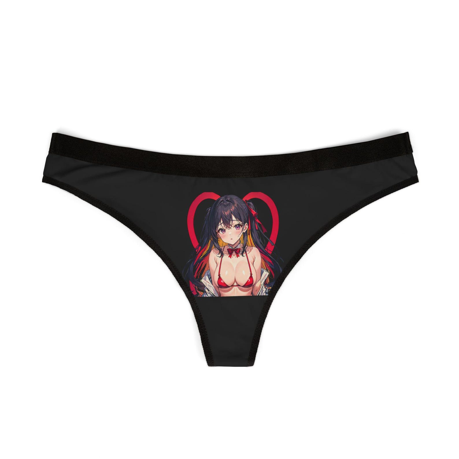 Luxury Cat Angel Anime Art Thong Premium Designer Lingerie for Elegant ...