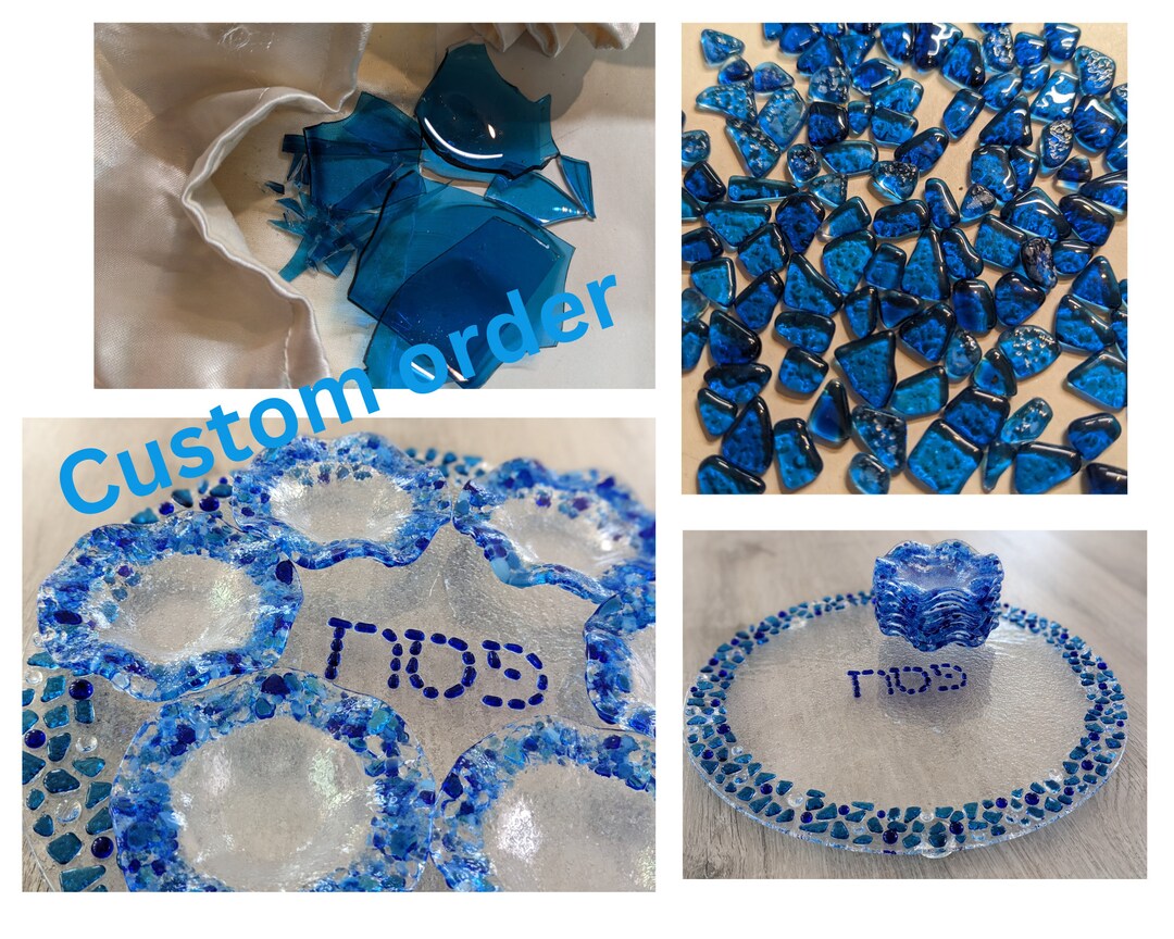 Chuppah Shards Passover Seder Plate Jewish Wedding Gift for the Couple ...