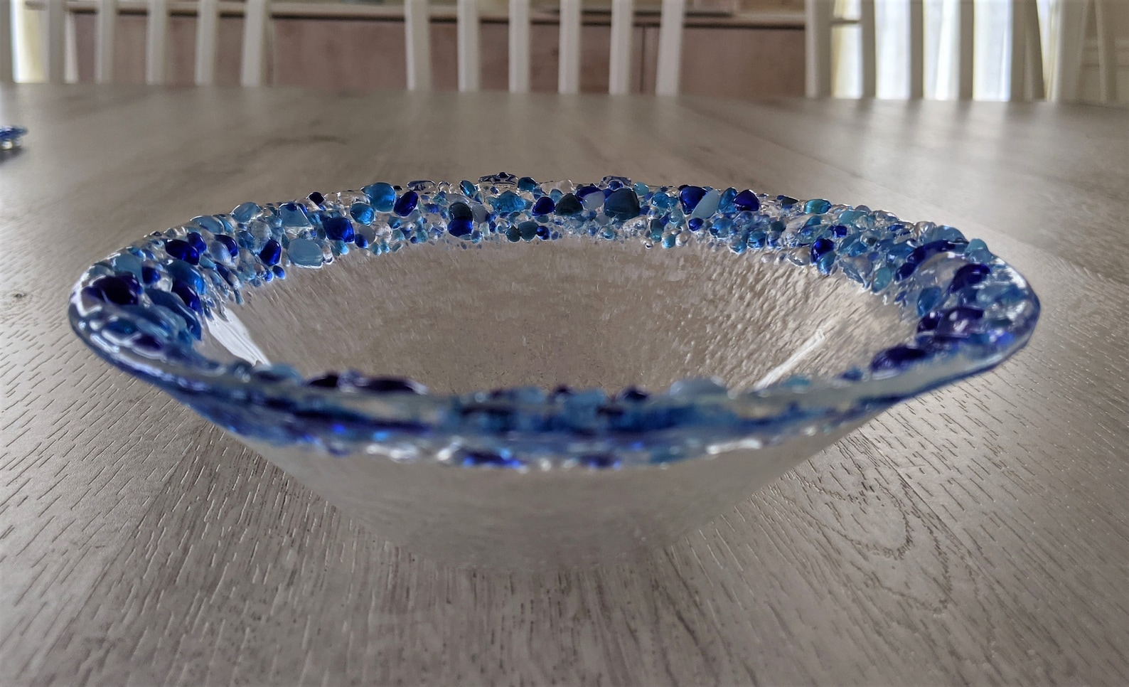 Blue Shards Haroseth Bowl Passover Gift Small Colorful Round - Etsy