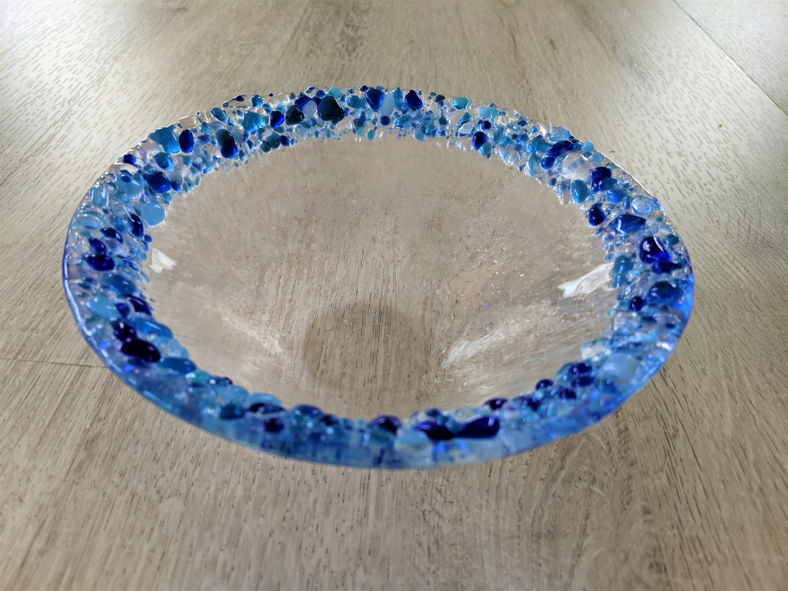 Blue Shards Haroseth Bowl Passover Gift Small Colorful Round - Etsy