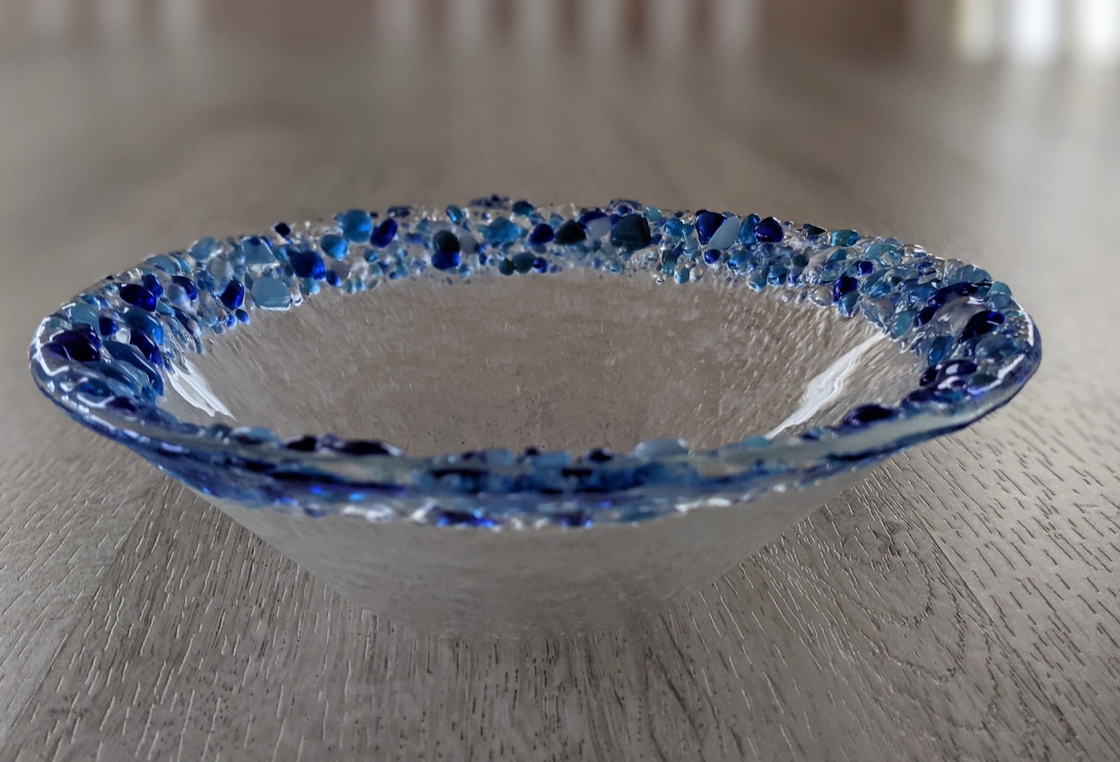 Blue Shards Haroseth Bowl Passover Gift Small Colorful Round - Etsy