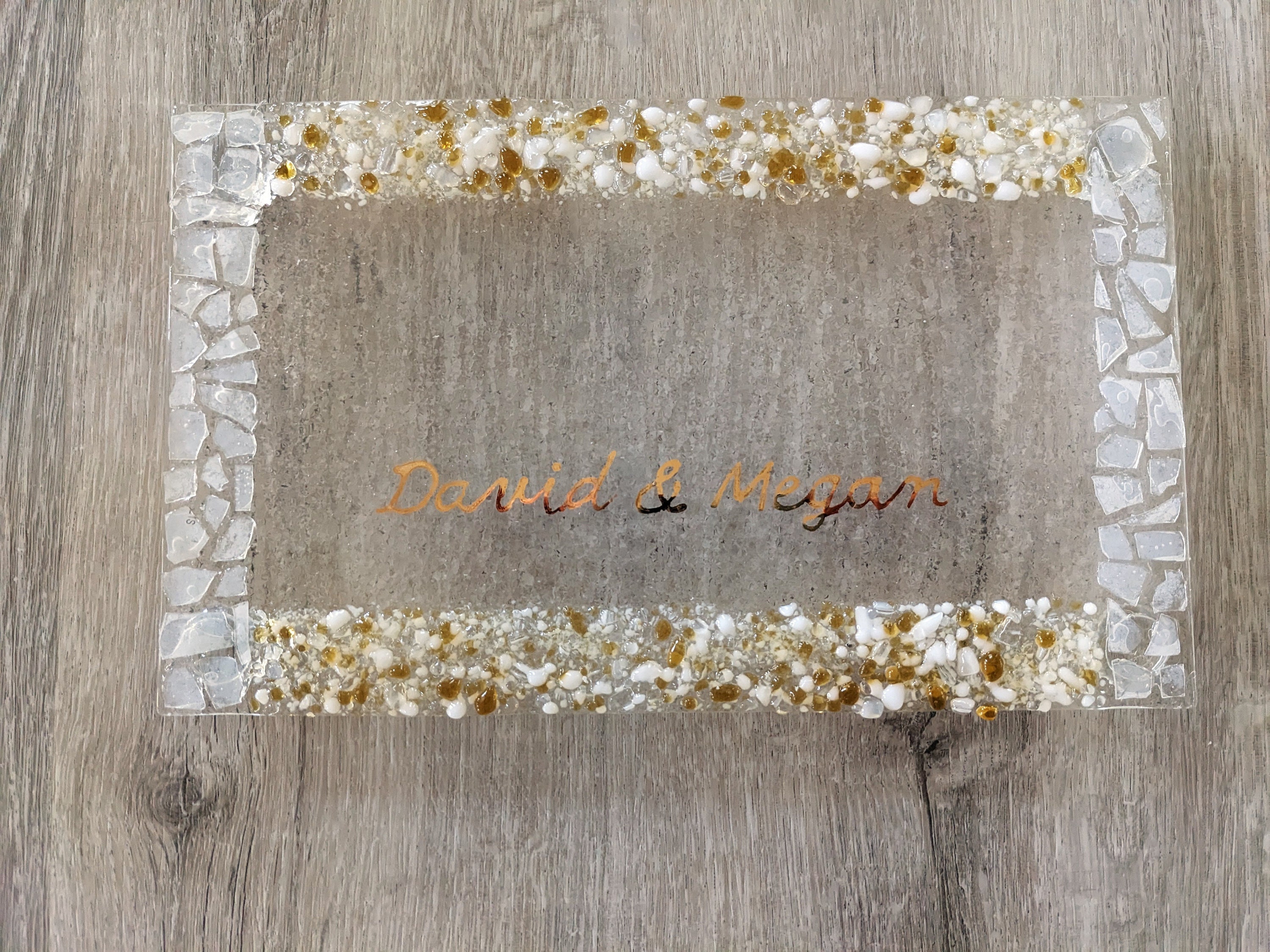 Royal Wedding Shards Dripping Plate, Jewish Chuppah Shards Candle Tray ...