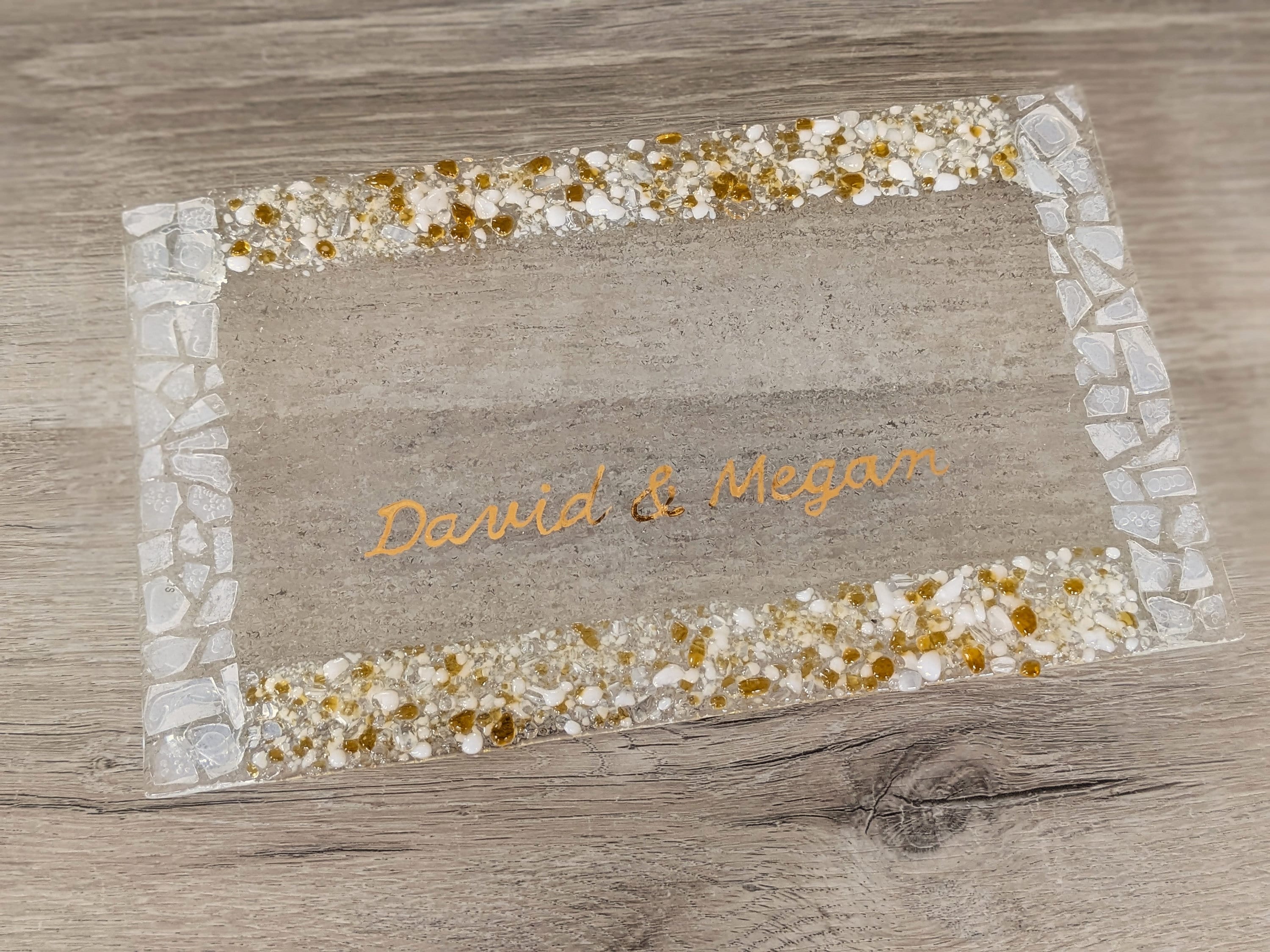 Royal Wedding Shards Dripping Plate, Jewish Chuppah Shards Candle Tray ...