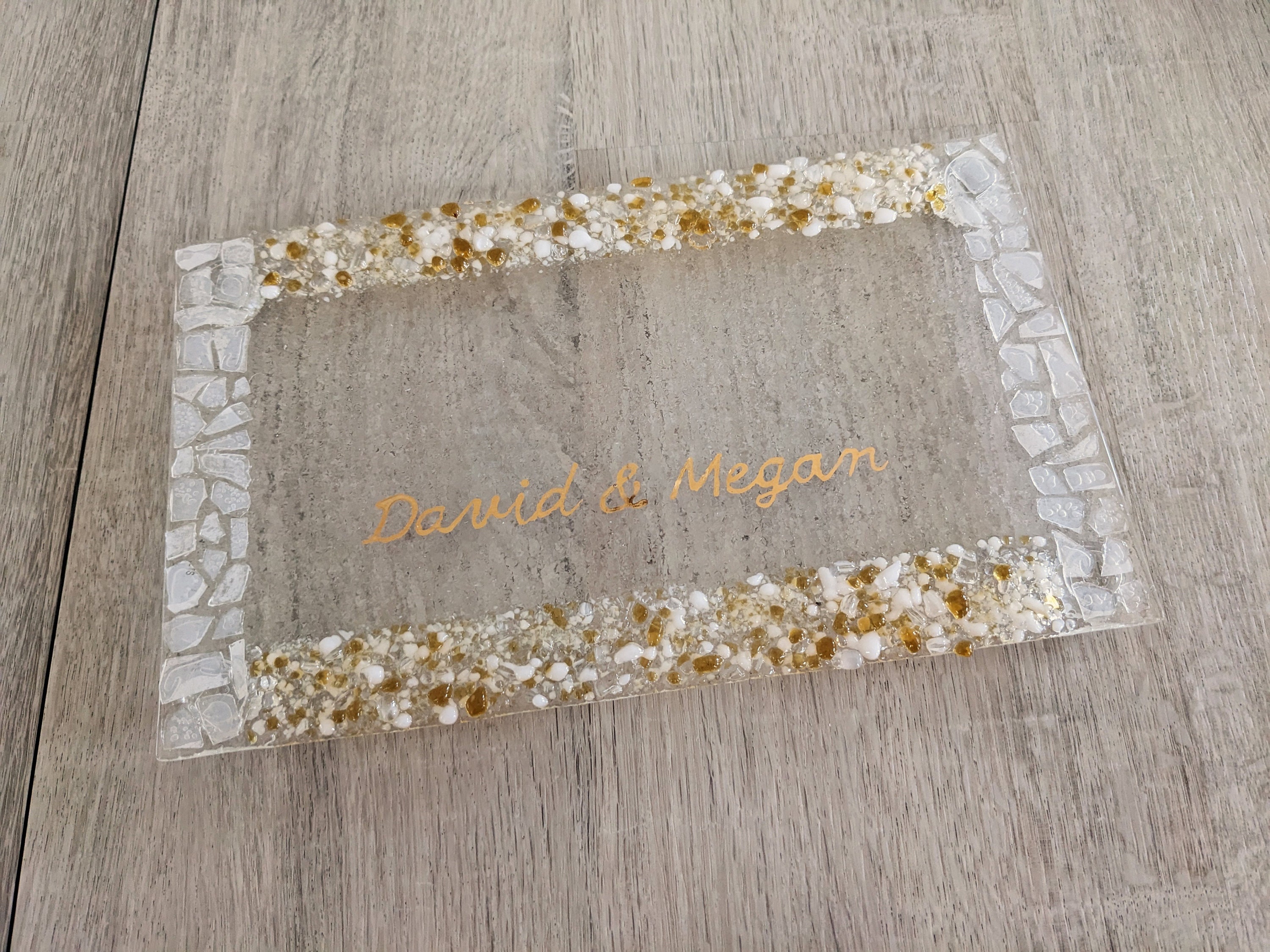 Royal Wedding Shards Dripping Plate, Jewish Chuppah Shards Candle Tray ...