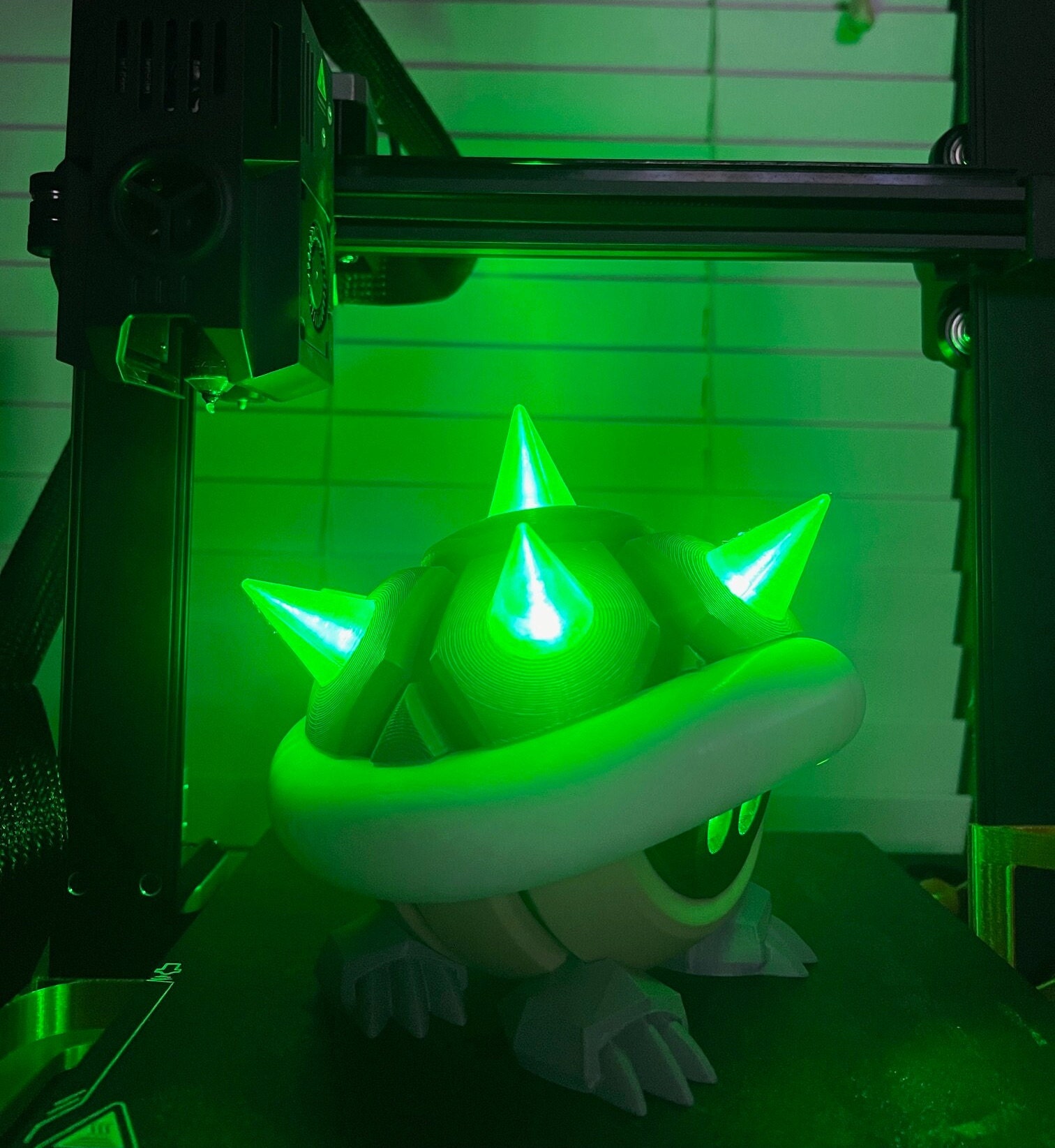 LED Mario Inspired Spikey Shell - Etsy