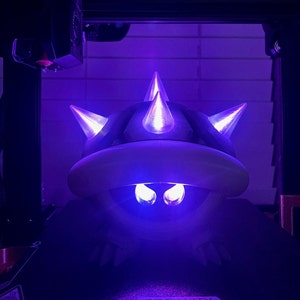 LED Mario Inspired Spikey Shell - Etsy