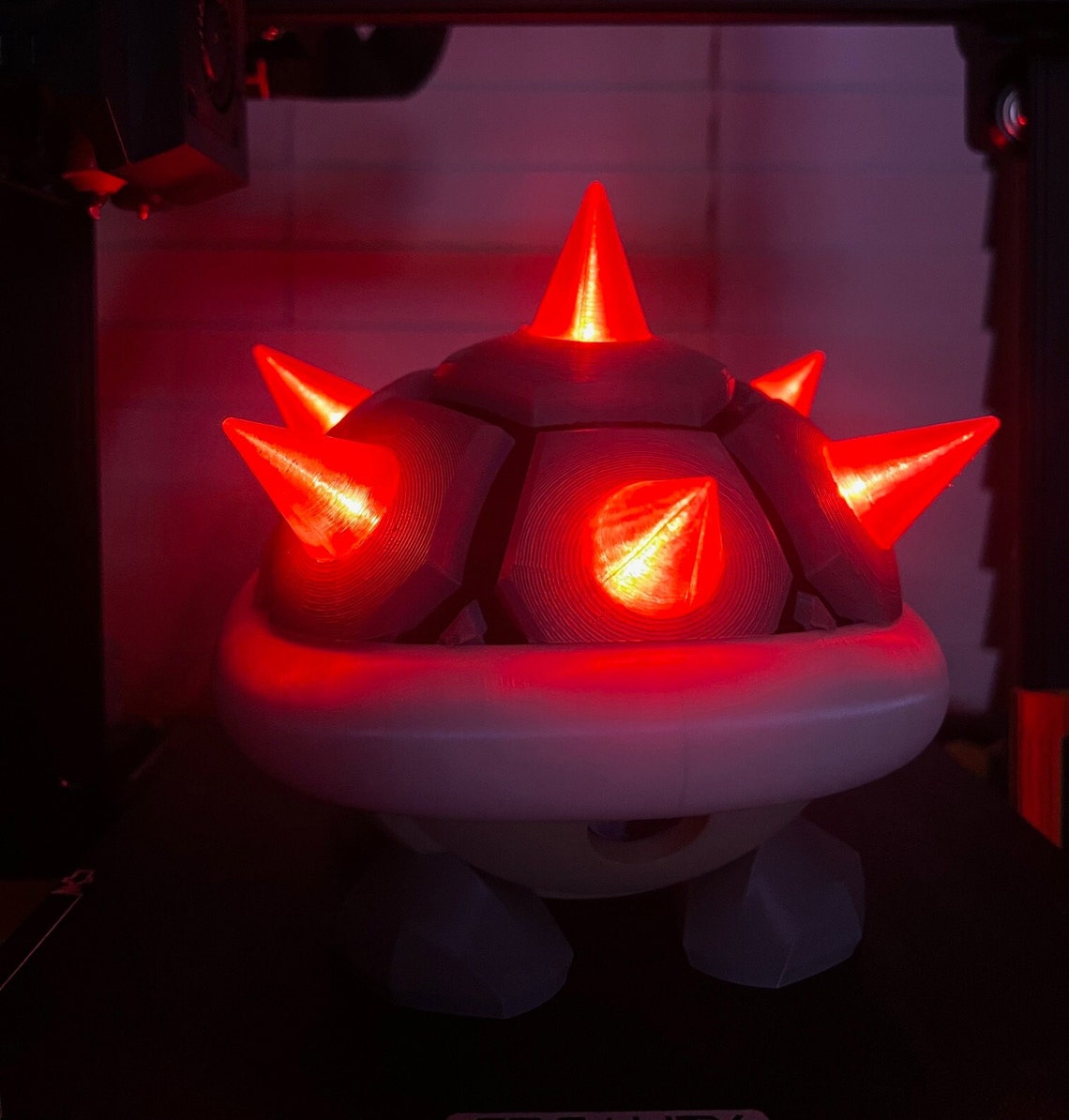 LED Mario Inspired Spikey Shell - Etsy