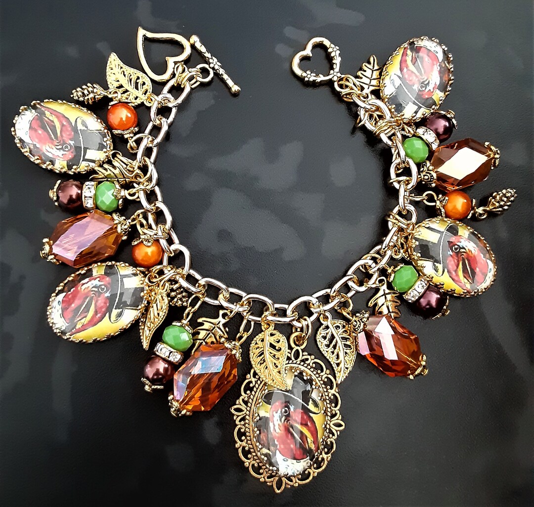 Thanksgiving Kitch Bracelet, Thanksgiving Jewelry, Autumn Jewelry ...