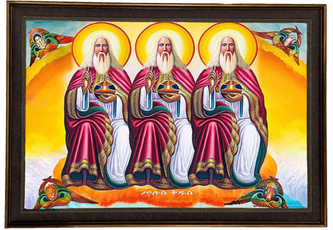 Ethiopian Eritrean Orthodox Holy Trinity Icon - Etsy