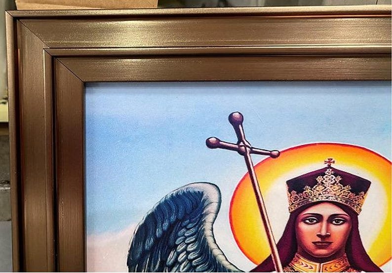 Ethiopian Eritrean Orthodox Archangel Michael Icon (kidus Mikael) - Etsy