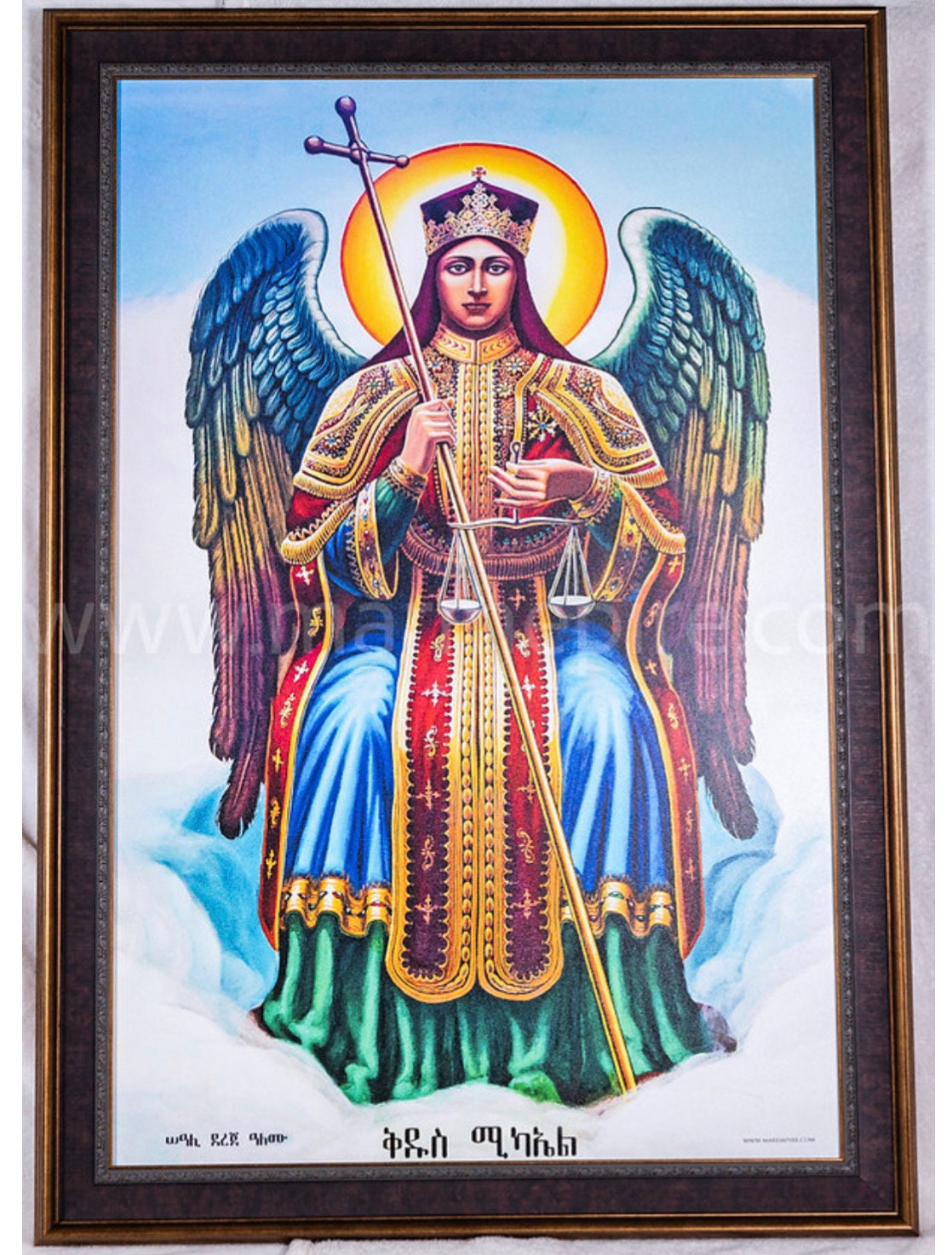 Ethiopian Eritrean Orthodox Archangel Michael Icon (kidus Mikael) - Etsy