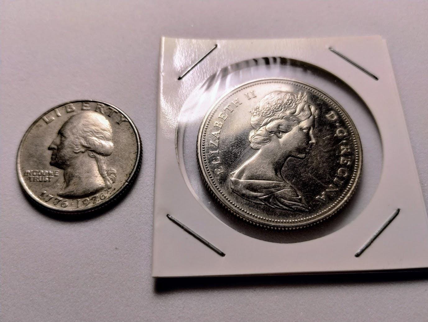 1970 Canada Manitoba Centennial Dollar Coin - Vintage Commemorative ...