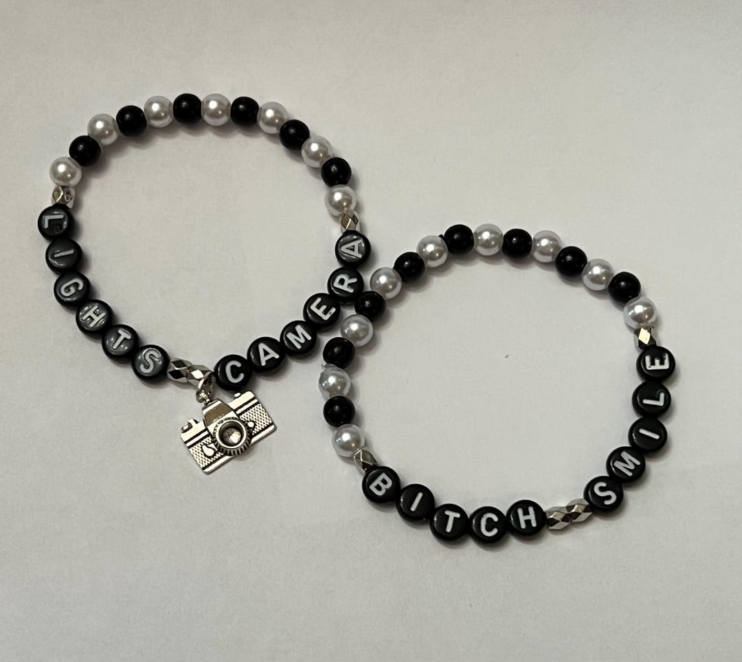 TTPD Lights Camera Taylor Swift Inspired Friendship Bracelet Set - Etsy
