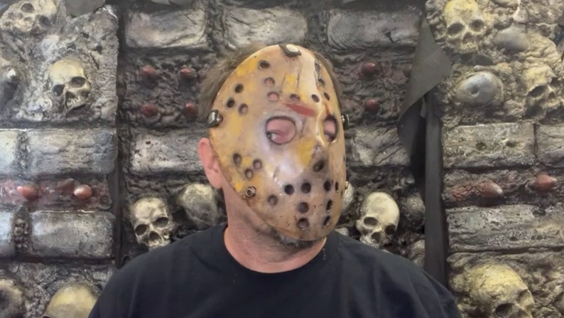Jason F13 Part 4 Replica Horror Halloween Mask - Etsy