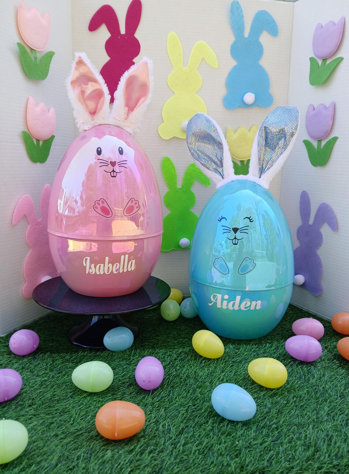 Personalized Large Fillable Easter Egg - Etsy