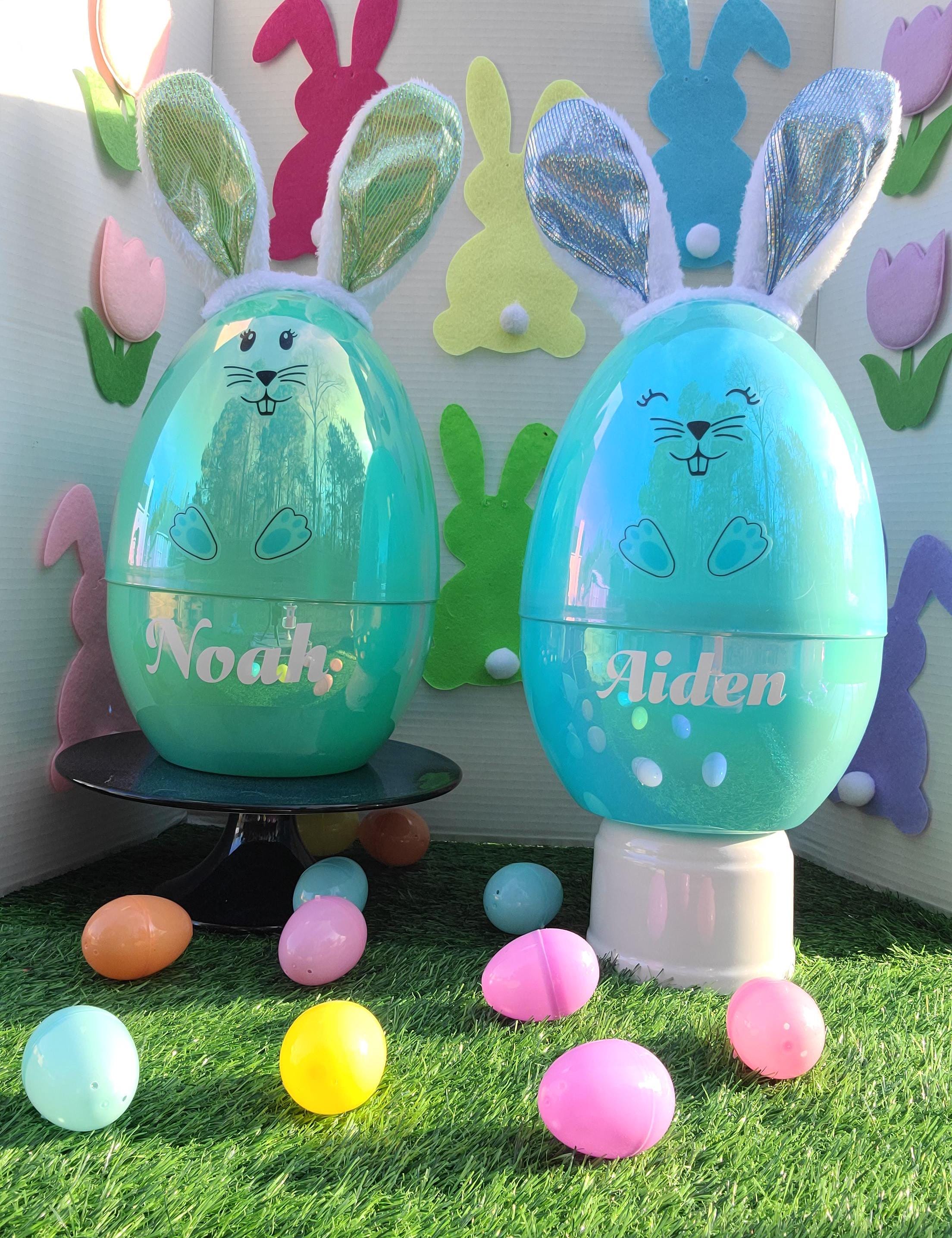 Personalized Large Fillable Easter Egg - Etsy