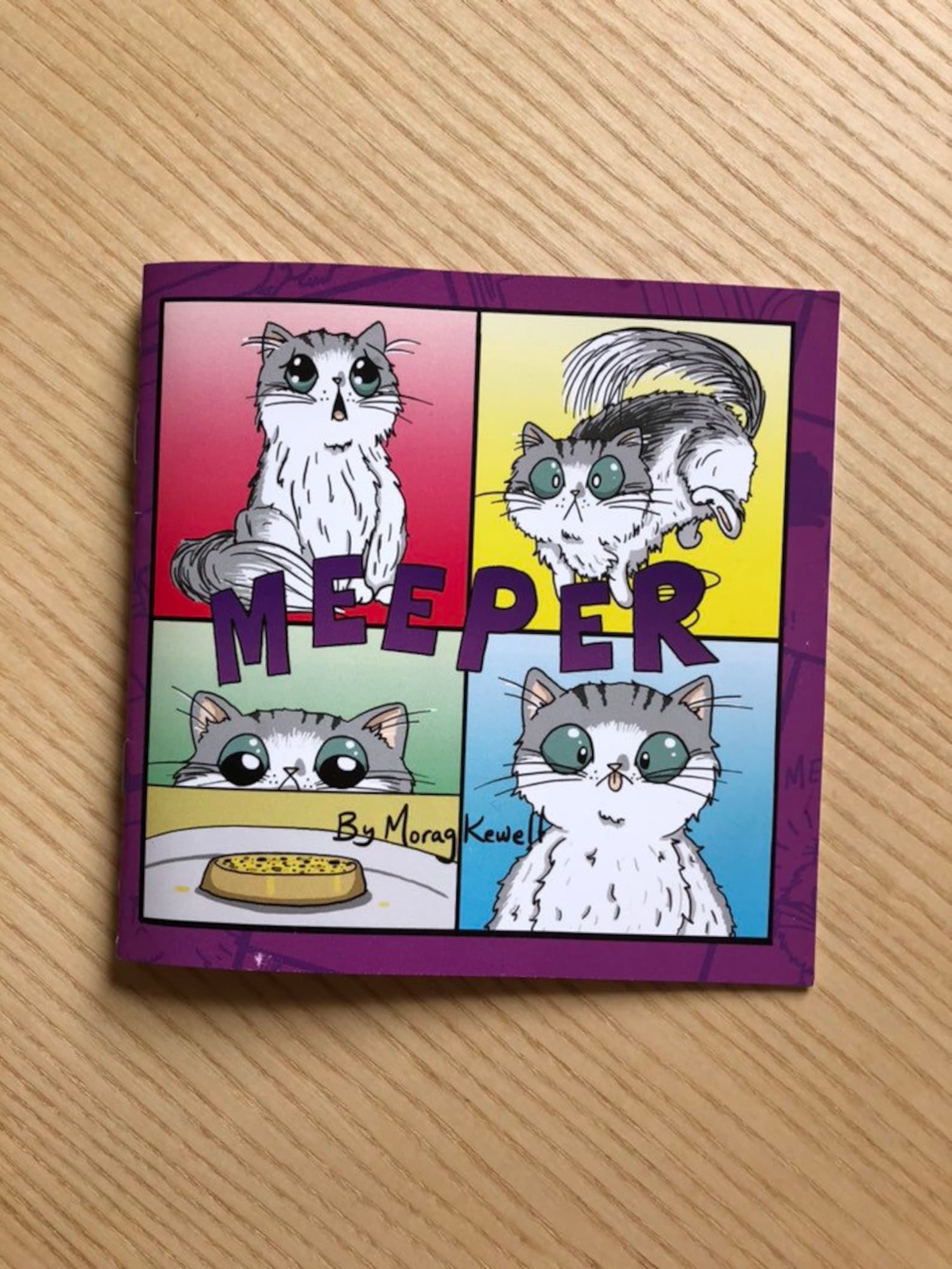 Small Press Mini Comic Cat Zine 'meeper' Graphic Novel Cat Lover Gift ...