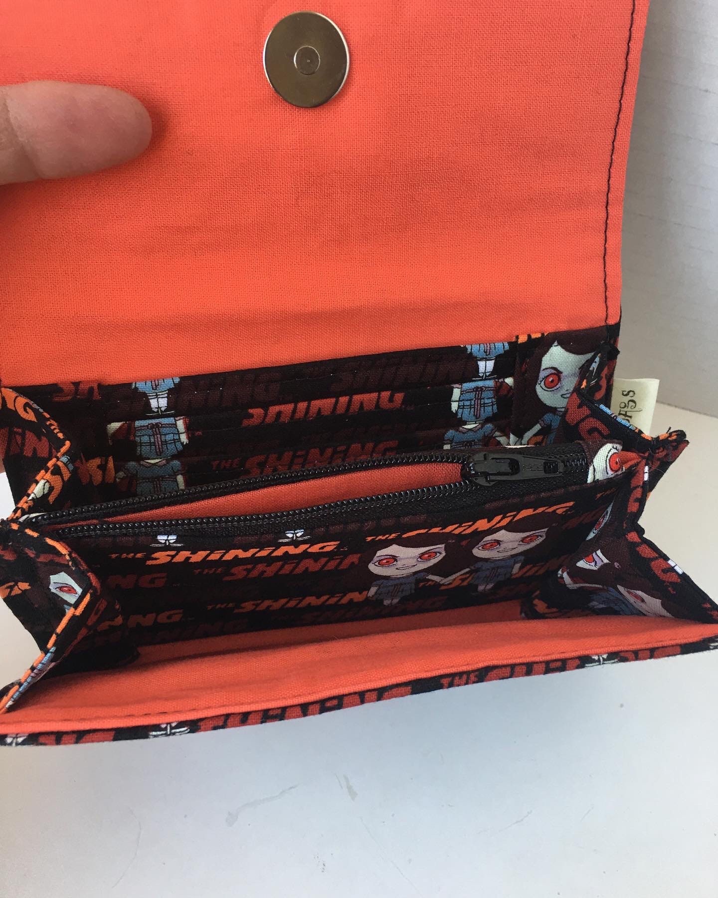 The Shining Wallet Linen Wallet Accordion Wallet Minimalist Wallet - Etsy