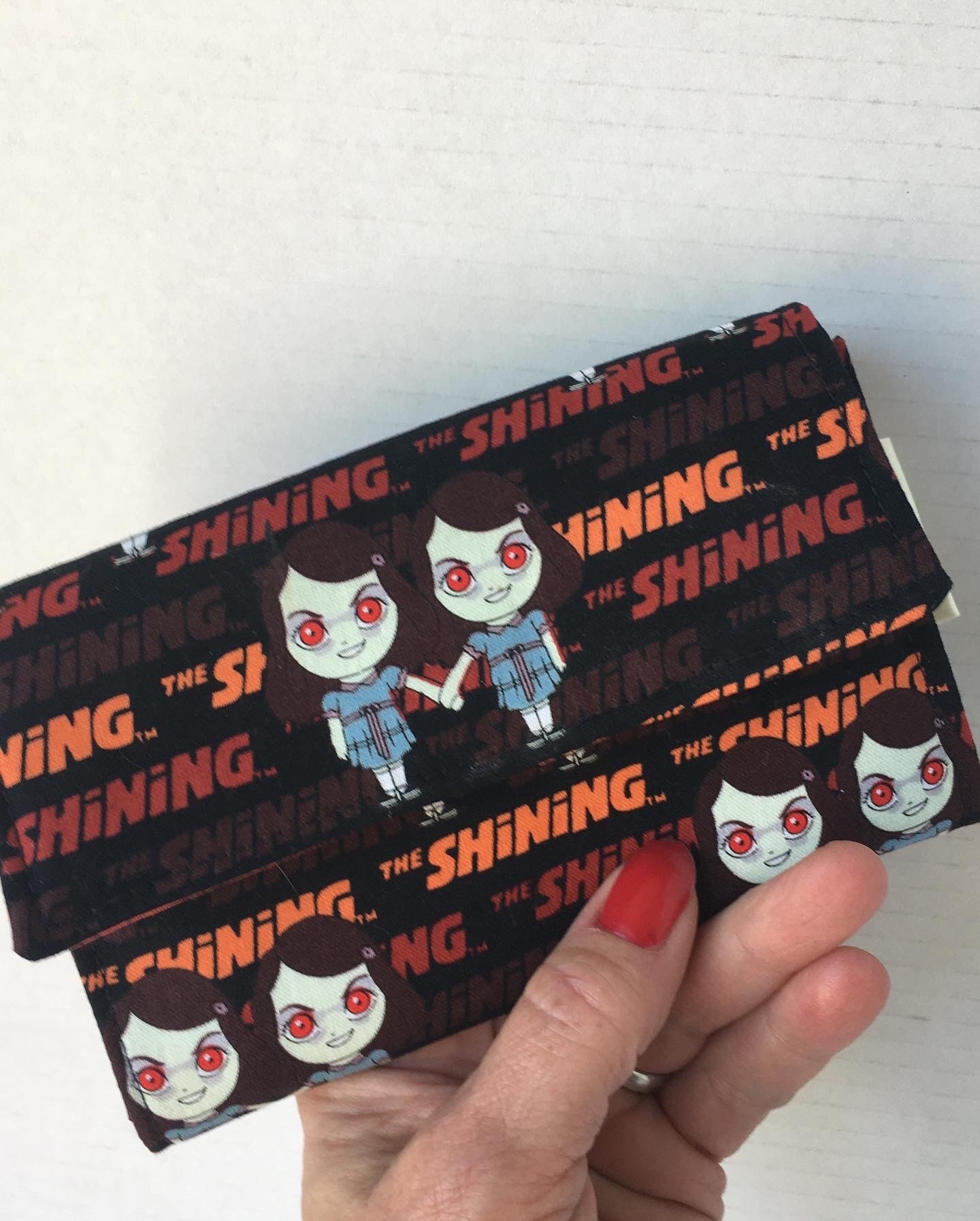 The Shining Wallet Linen Wallet Accordion Wallet Minimalist Wallet - Etsy