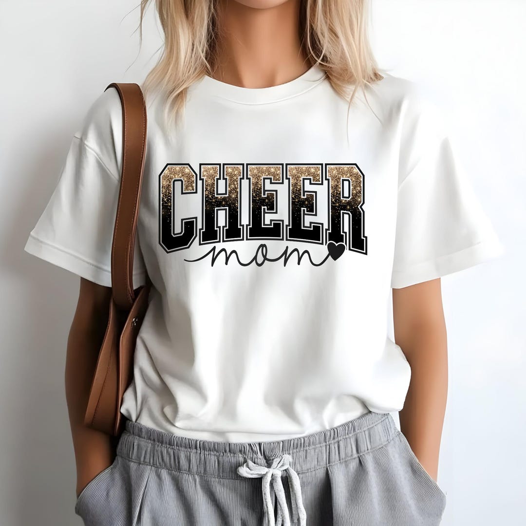 Glitter Cheer Mom Png Sparkle Cheer Mom Digital Download Sports Mom ...