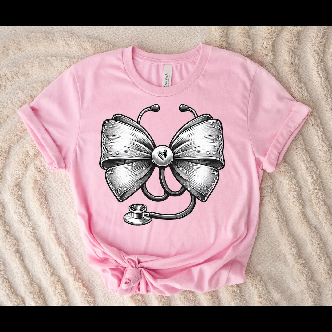 Nurse Bow Png Nurse Png Stethoscope Bow Nurse Coquette Png CNA Png Rn ...
