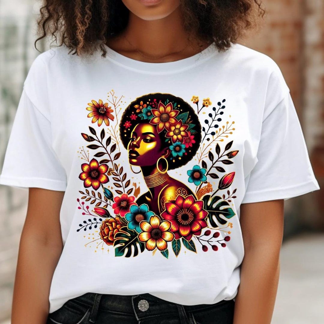 Beautiful Black Woman Png Black History Month Png Juneteenth ...