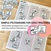 Daily Routine Pictograms Including a My Day Schedule - Etsy