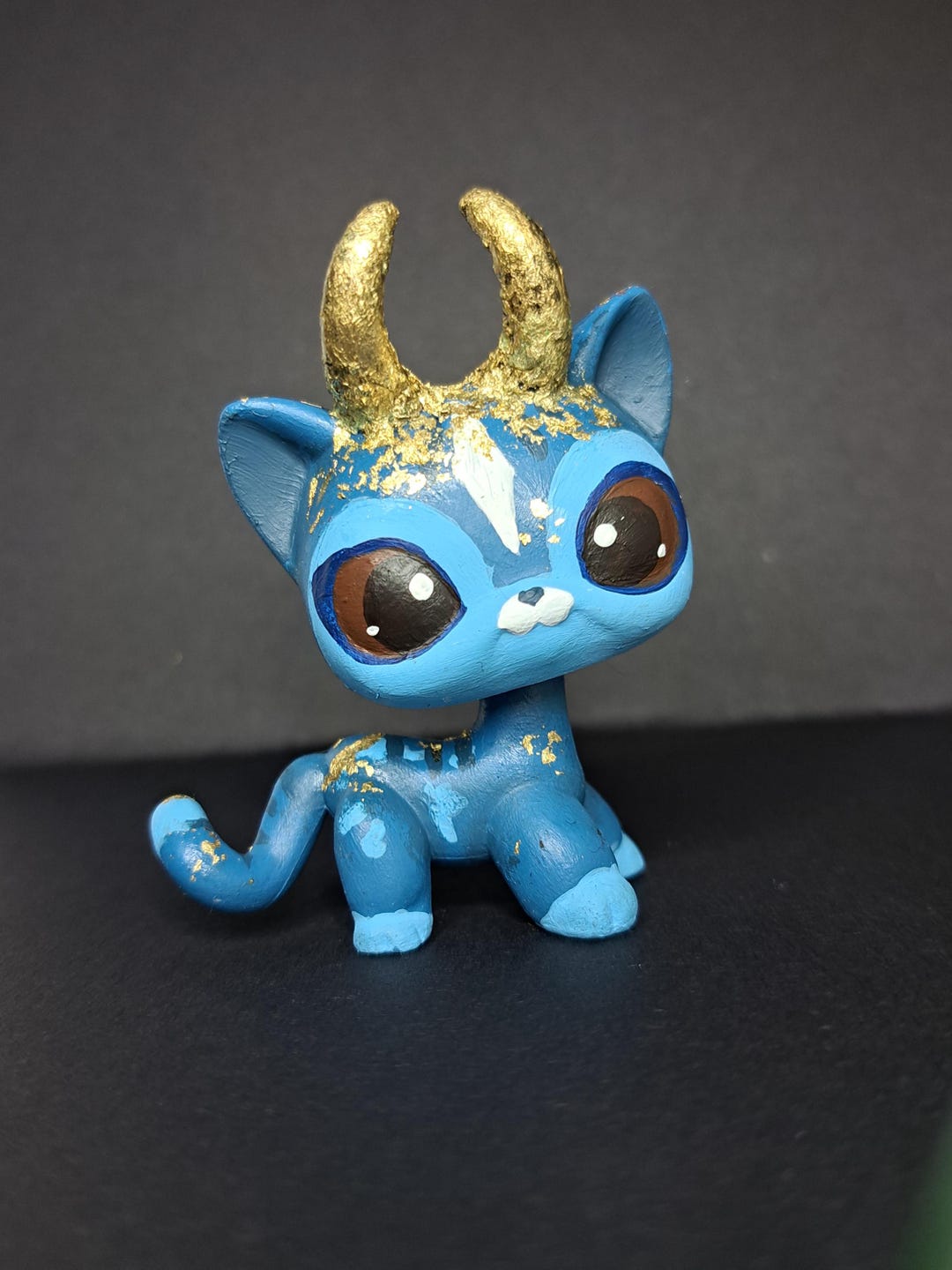 Lps Littlest Pet Shop Custom Fantasy Blue Shorthair Cat Blue - Etsy