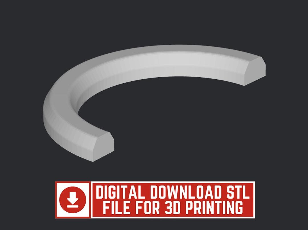 Curved Fingerboard Curb STL File for 3D Printing - Print Your Own ...