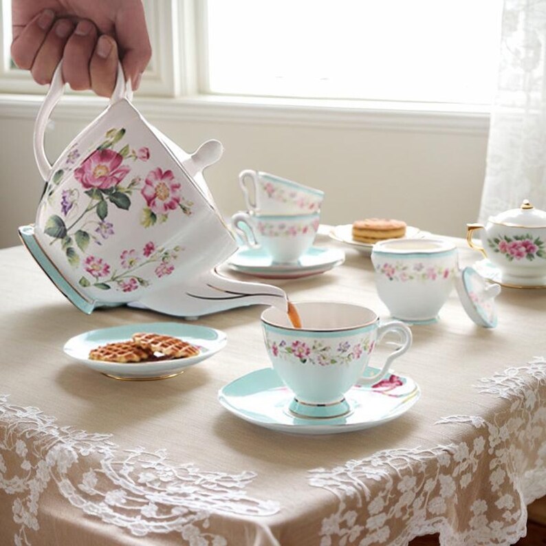 French Ceramic Coffee Set|afternoon Tea Set|creative Ceramic Coffee ...