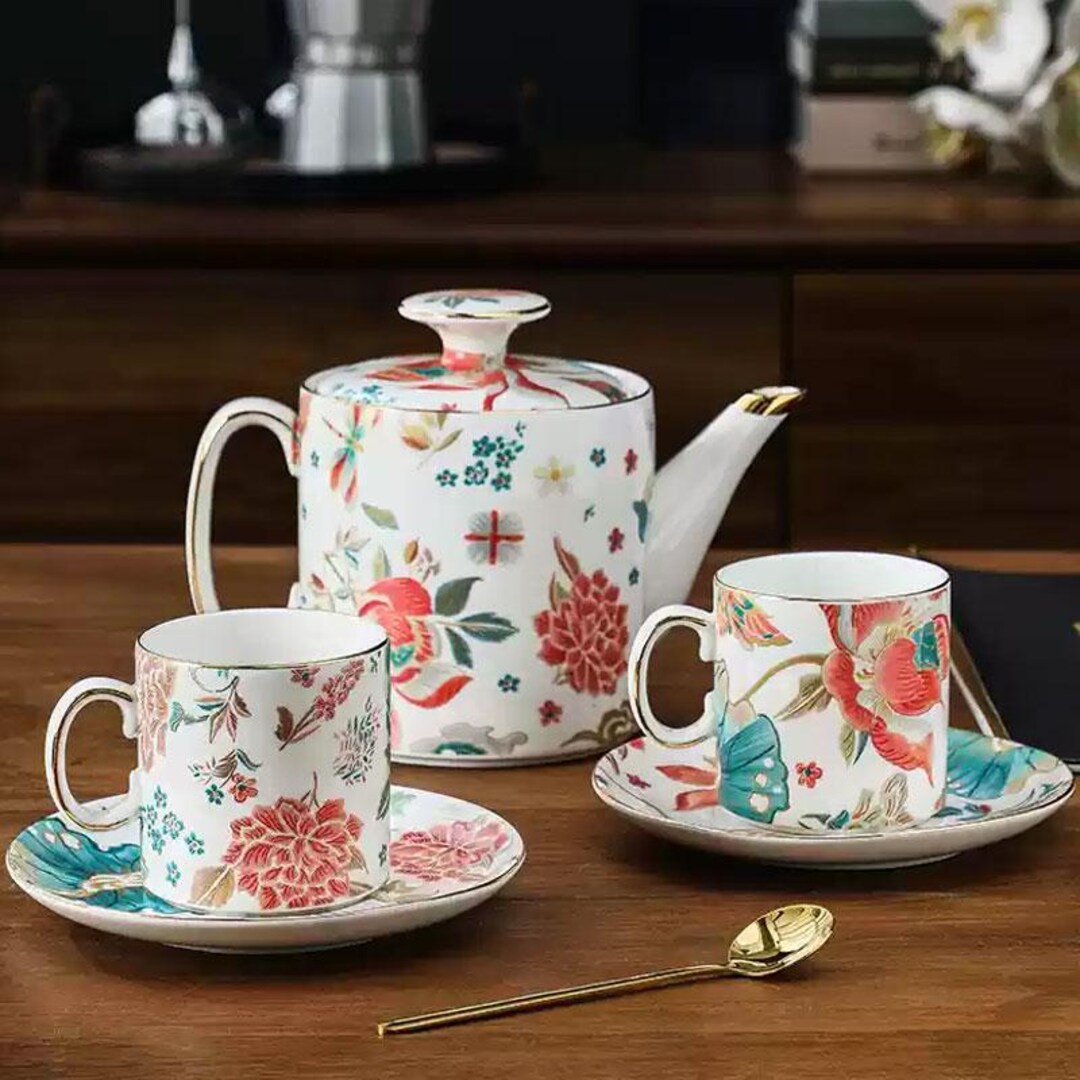 European Style Ceramic Coffee Set | Afternoon Tea Set | Tea Party Tea ...
