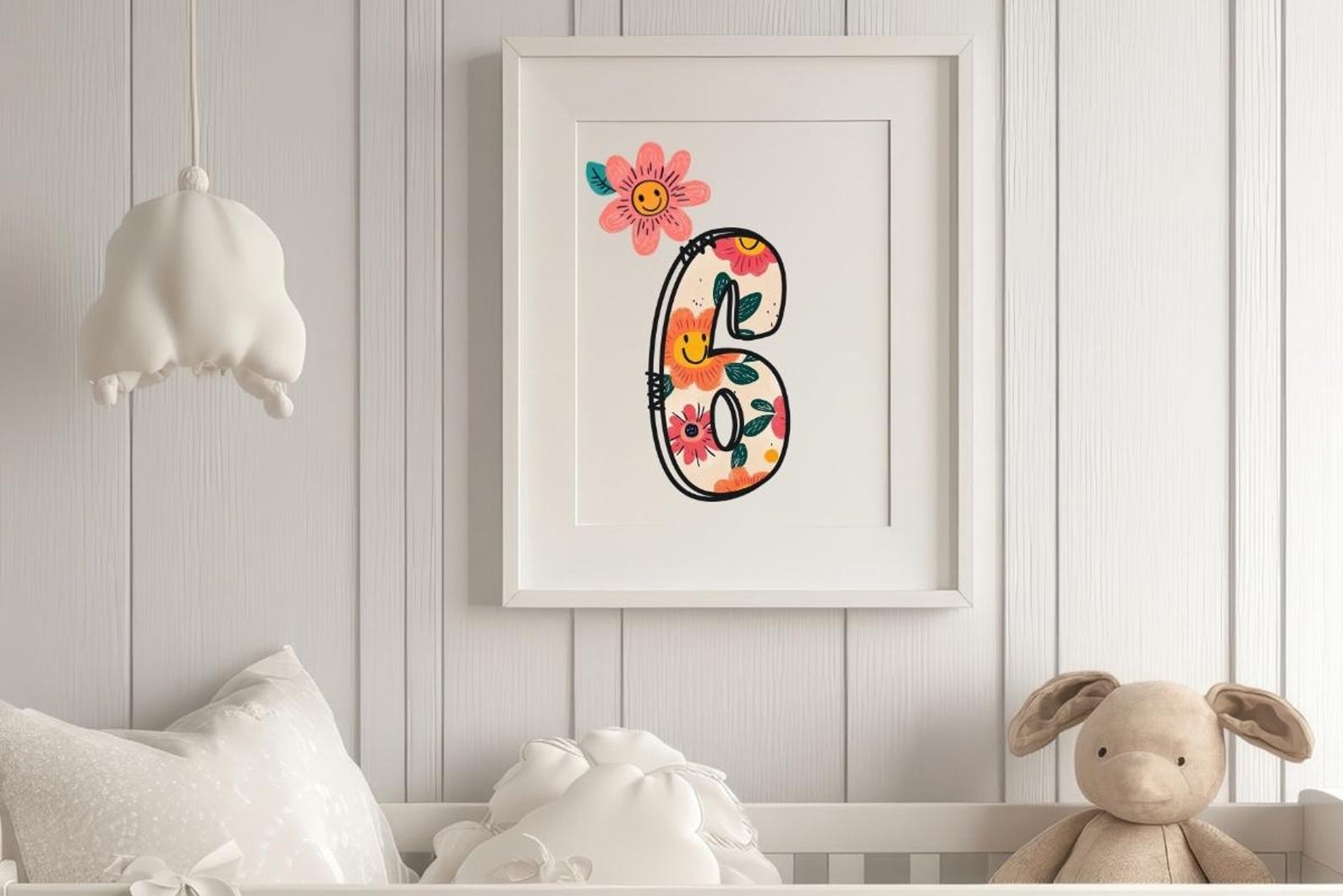 Floral Alphabet Clipart Set: Boho Flower Letters, Numbers (PNG, 300 DPI ...