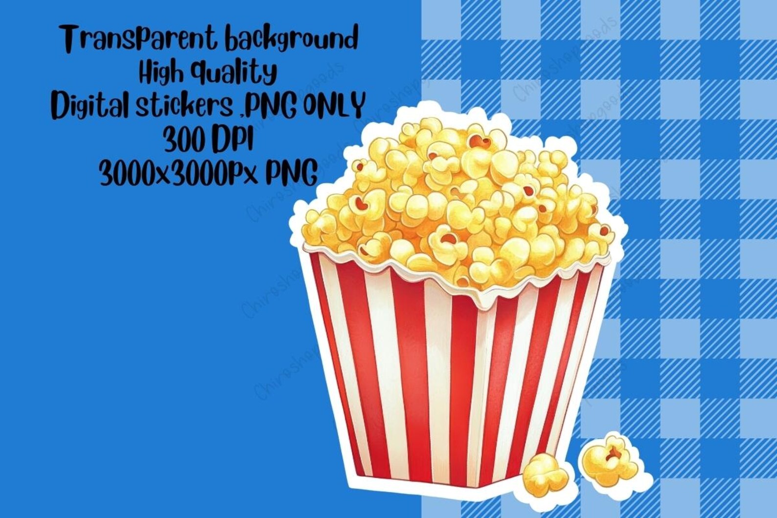 Movie Theater Digital Stickers Bundle for Movie Night Crafts, 49 Fun ...