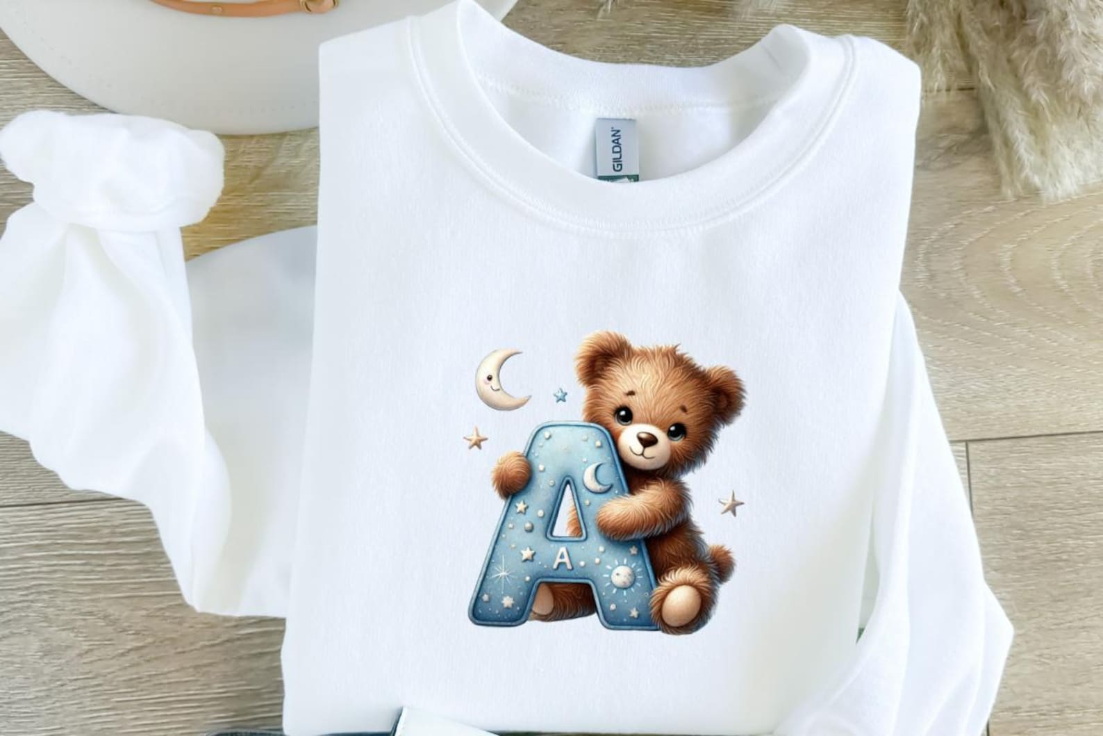 Adorable Teddy Bear Alphabet Clipart Set, Teddy Bear Alphabet, Baby ...