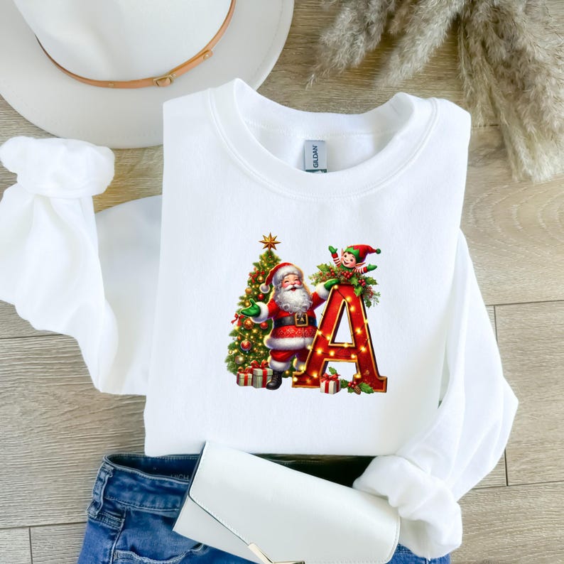 Christmas Alphabet A-Z, Letters, Christmas Alphabet, Santa Claus ...