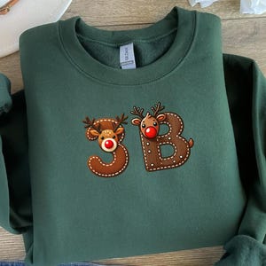 Christmas Alphabet, Christmas Reindeer Alphabet Clipart, Reindeer ...