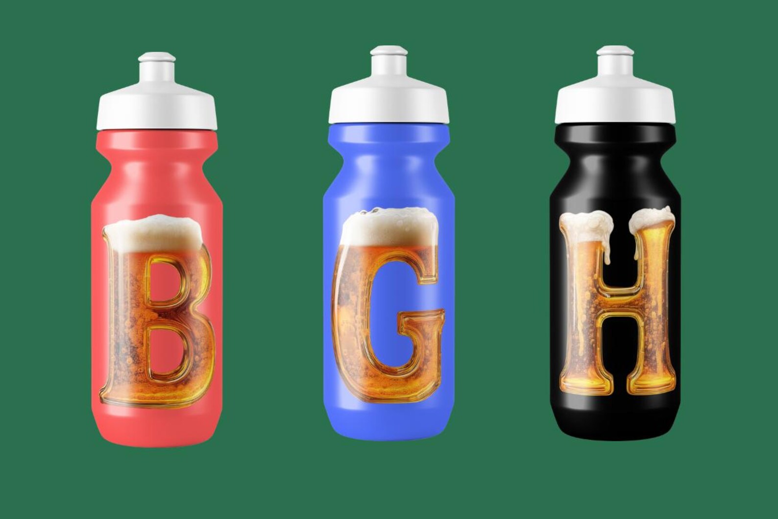 Beer Alphabet Clipart, Beer Alphabet, PNG, A-Z Letters and 0-9 Numbers ...