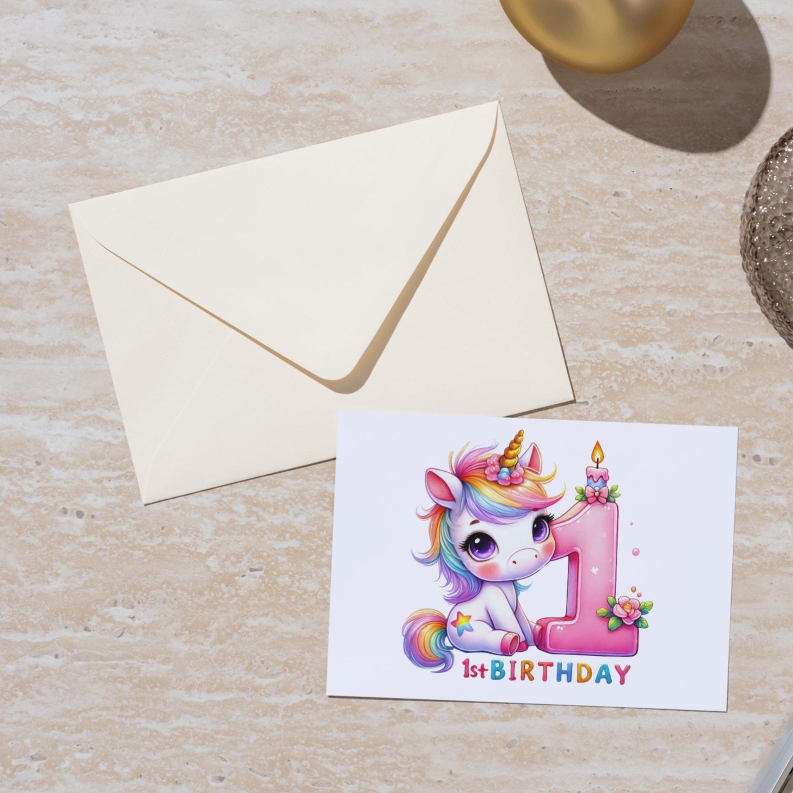 Birthday Unicorn Numbers Clipart Set, Kids Party Decorations Clipart ...