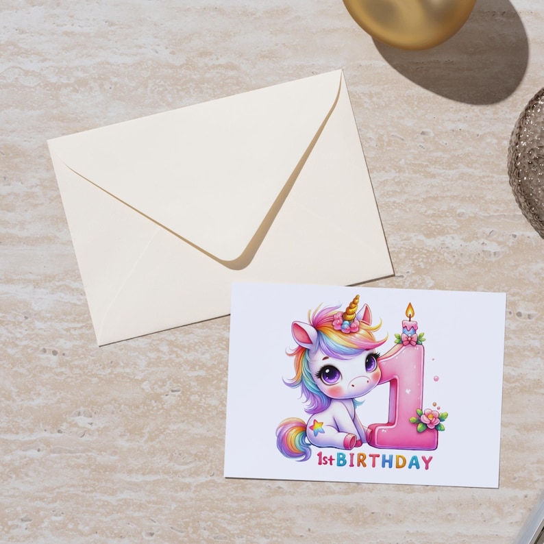 Unicorn Birthday Numbers Clipart Set: Rainbow Party Decorations (pngs ...